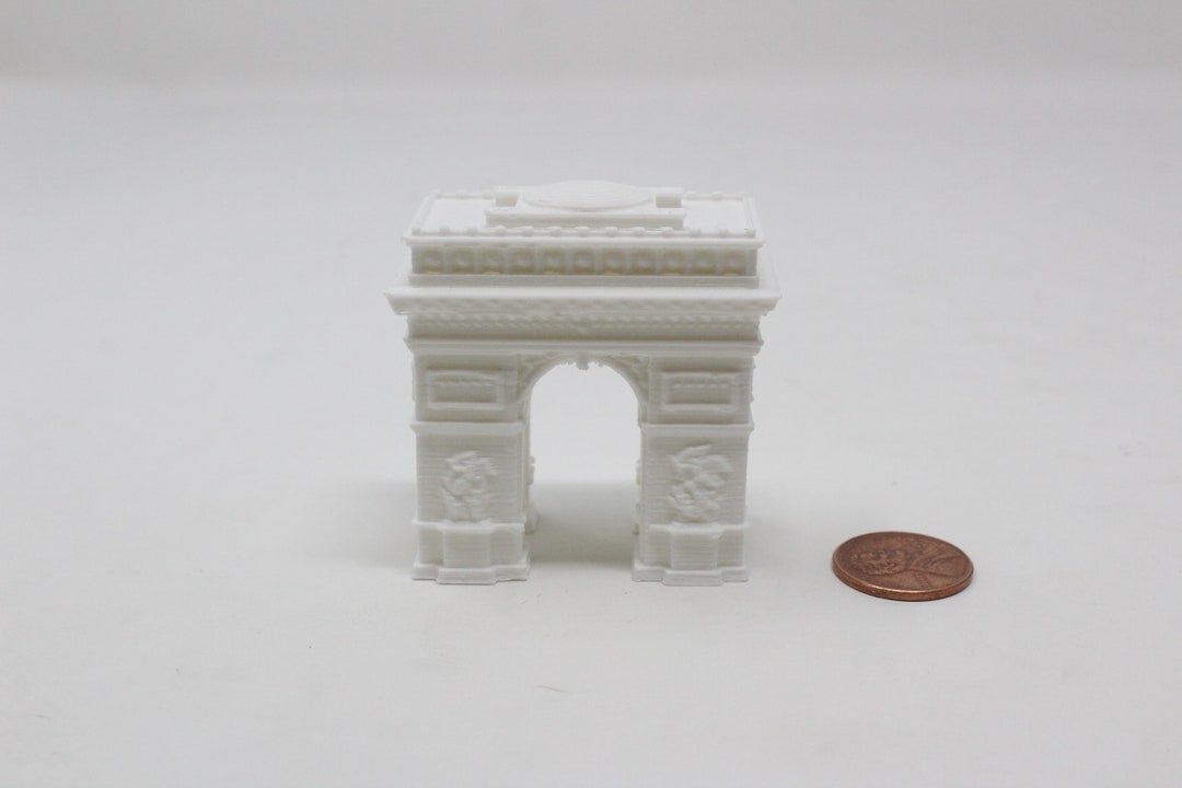 Arc De Triomphe Replica Miniature Building - Etsy