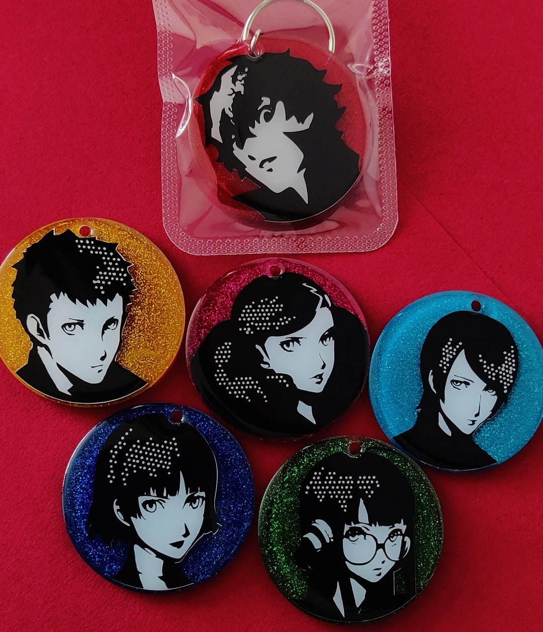 Persona 5 Characters and Confidants Keychains, Game Merch, Handmade. - Etsy