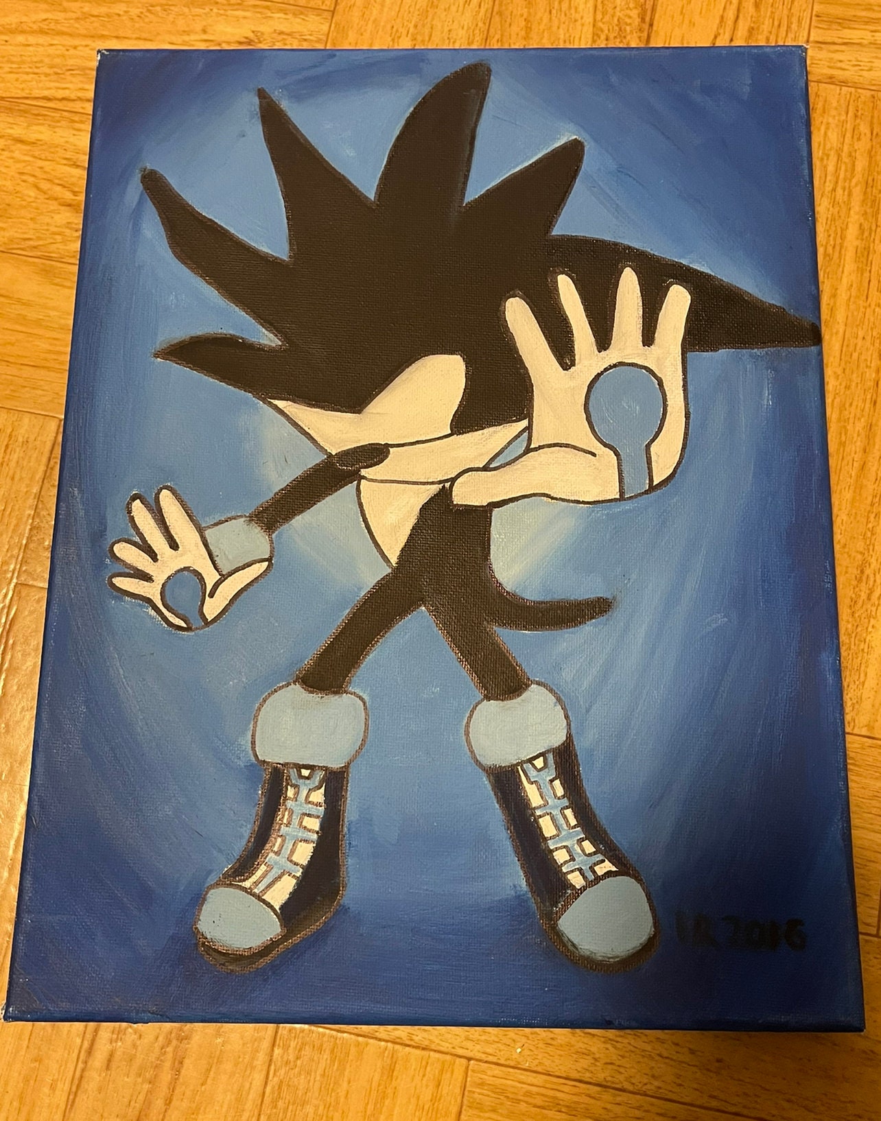 Shadow the Hedgehog / Sonic Painting - Etsy