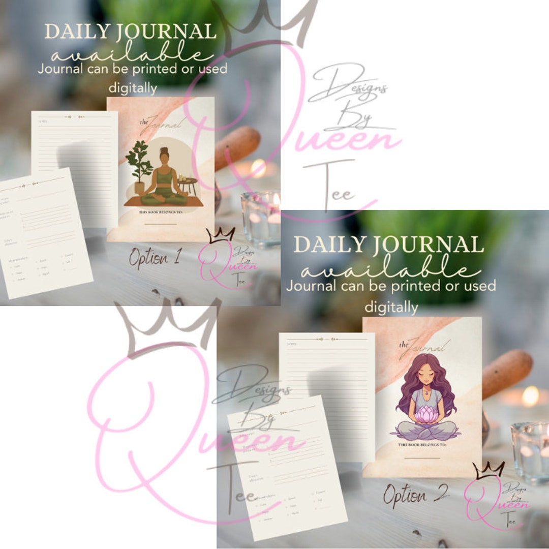 Daily Journal Printable, Editable, Pdf File - Etsy