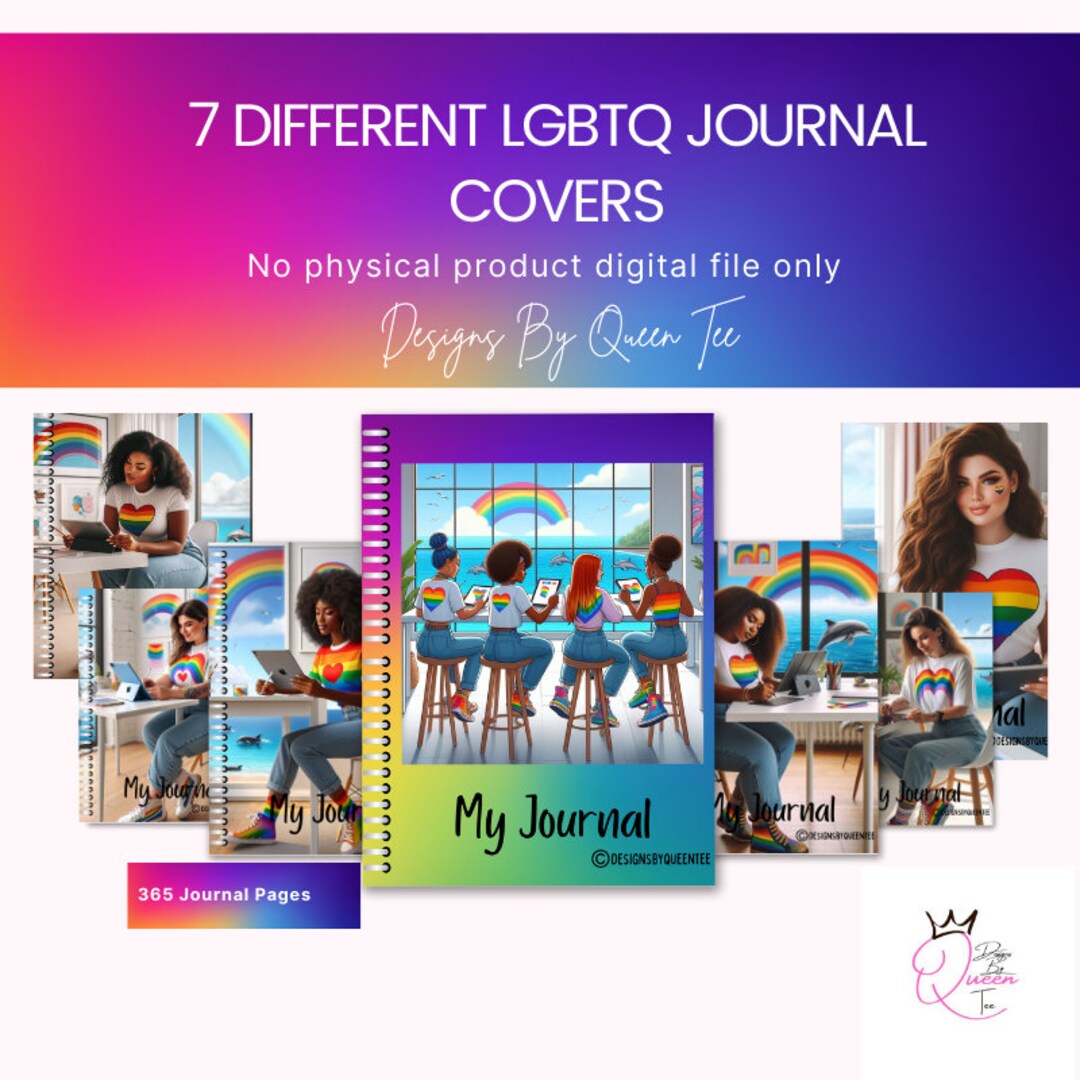 LGBTQ Digital Daily Journal, Goodnotes, iPad Notebook, Digital Diary ...