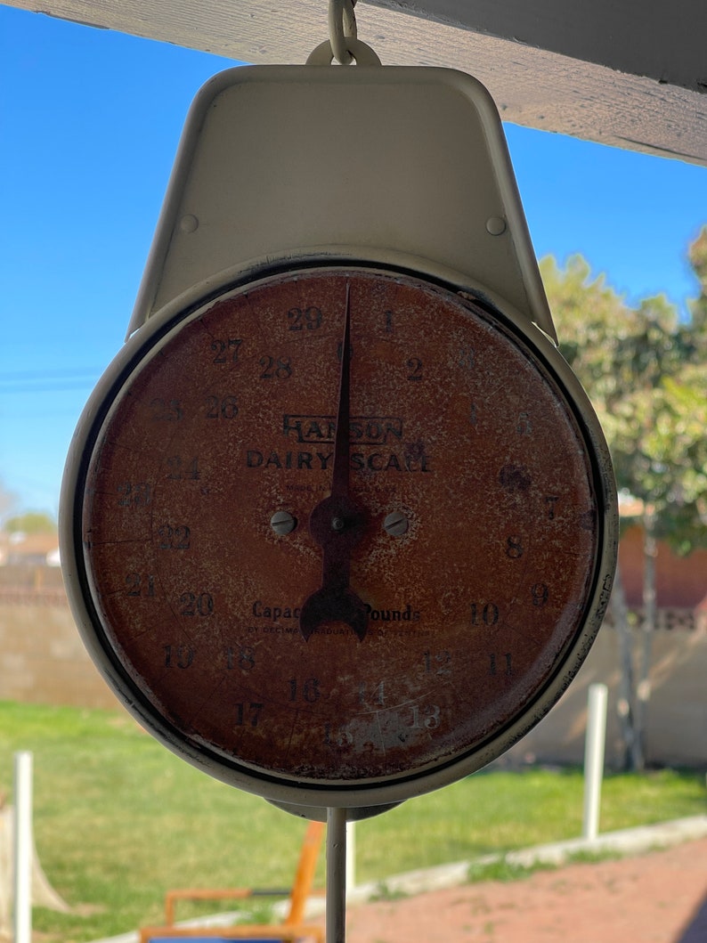 Antique Hanson Dairy Scale - Etsy