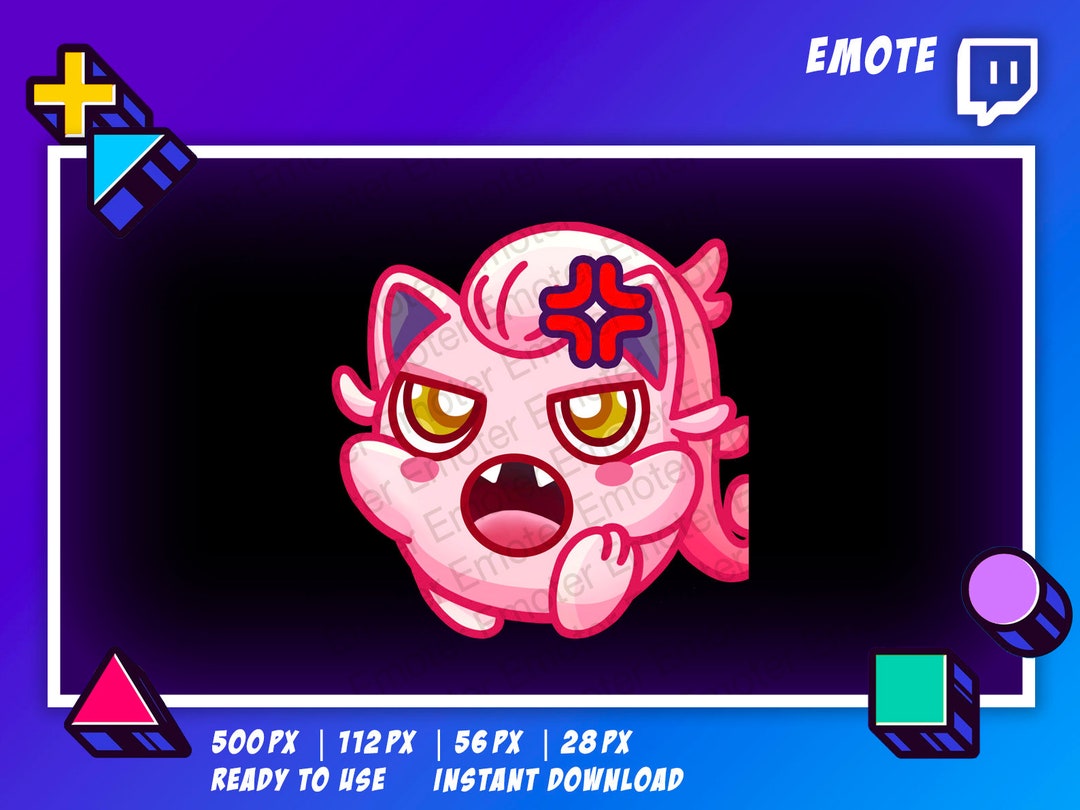 Twitch Pokemon Emote - Scream Tail Screamtail Angry Cringe Copium ...