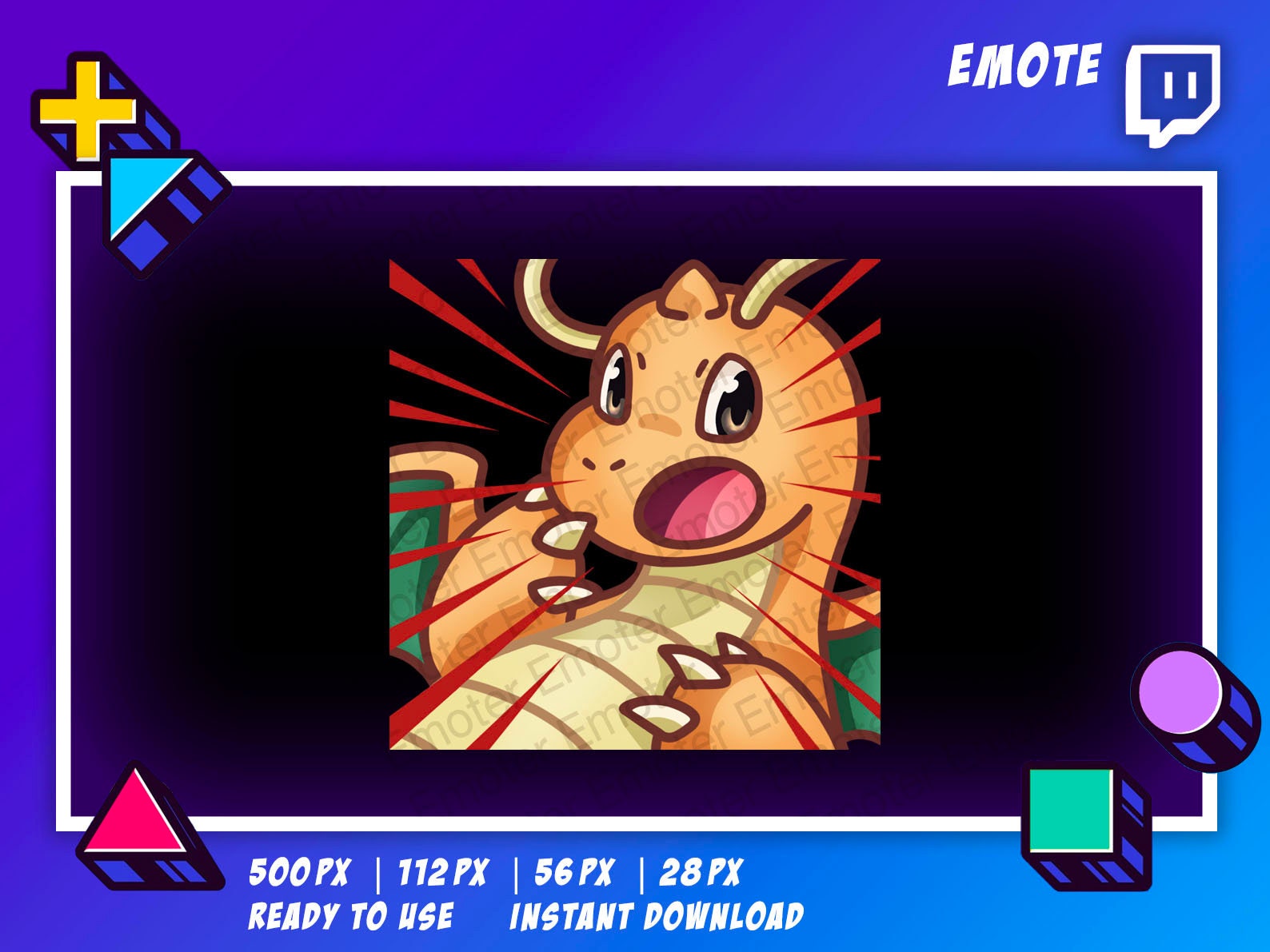 Dragonite Sprite Sheet