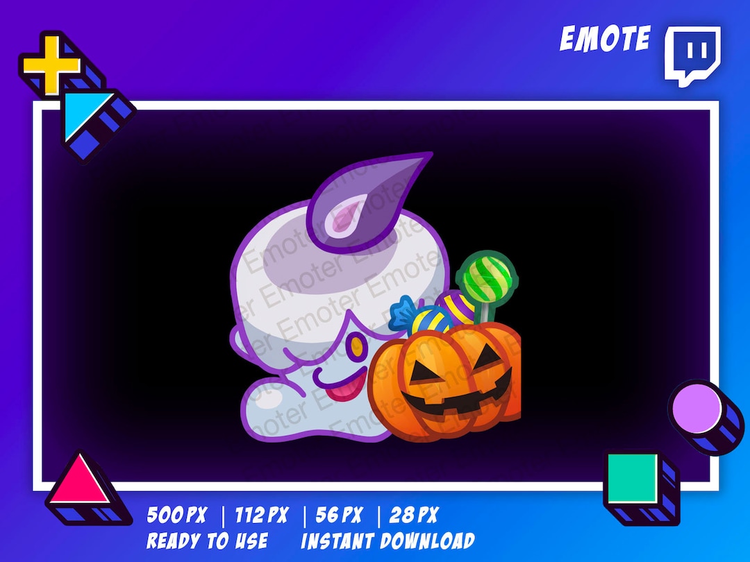 Twitch Pokemon Emote - Litwick Halloween Pumpkin - Scarlet Voilet ...