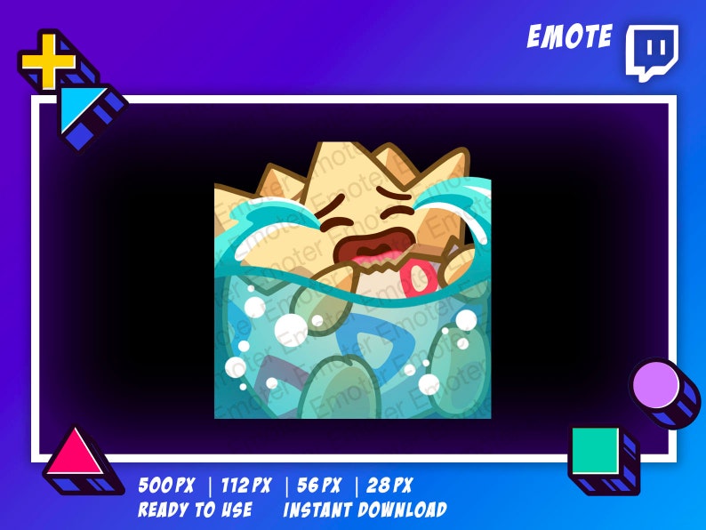 Twitch Pokemon Emote - Togepi Cry - Scarlet Violet Pokemon - Kawaii ...