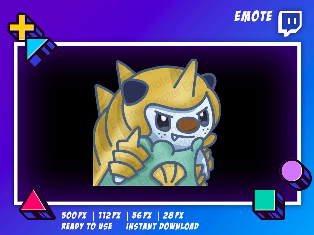 Twitch Pokemon Emote Oshawott Samurai Arceus Pokemon - Etsy