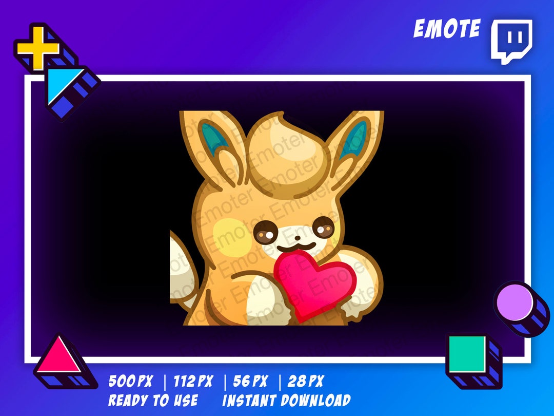 Twitch Pokemon Emote - Pawmi Love Valentine's Day - Scarlet Violet ...