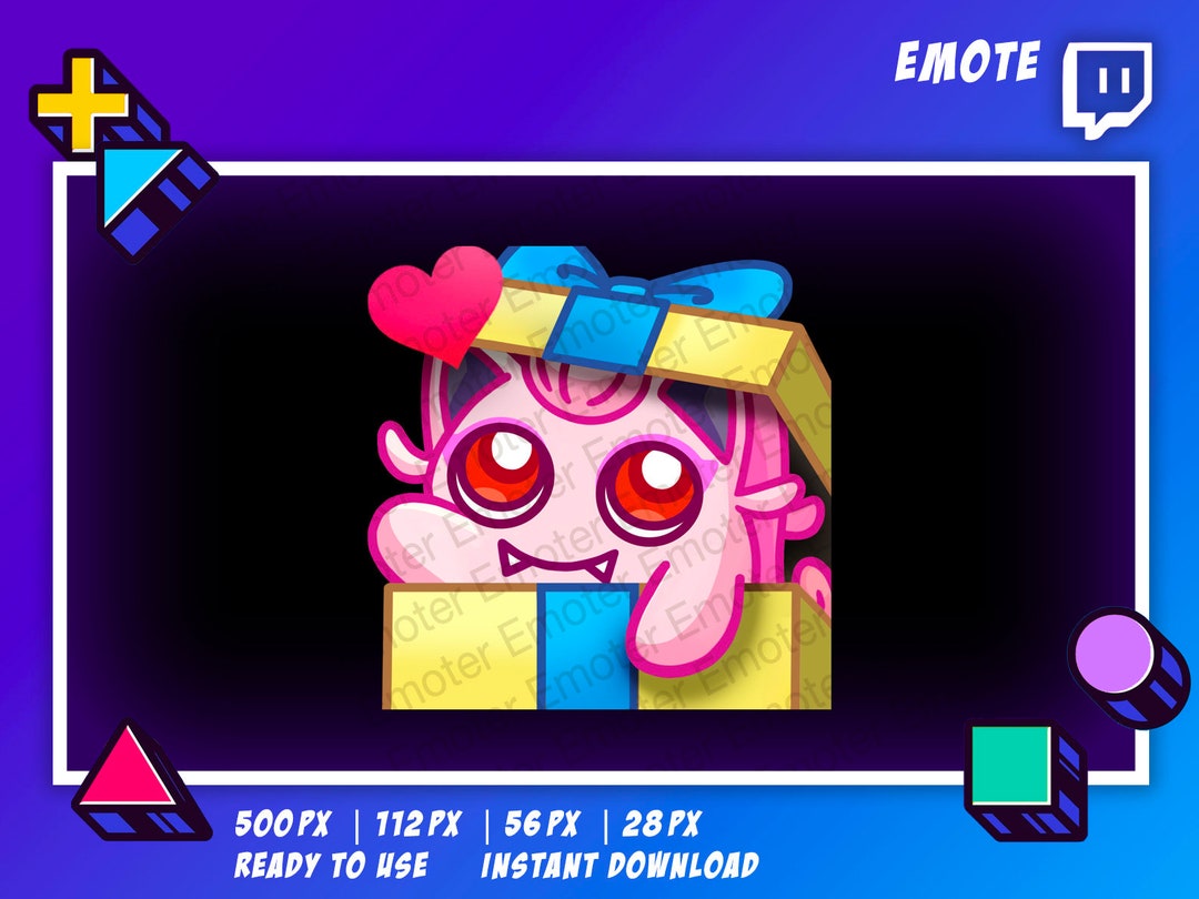 Twitch Pokemon Emote - Scream Tail Screamtail Christmas Gift Love ...