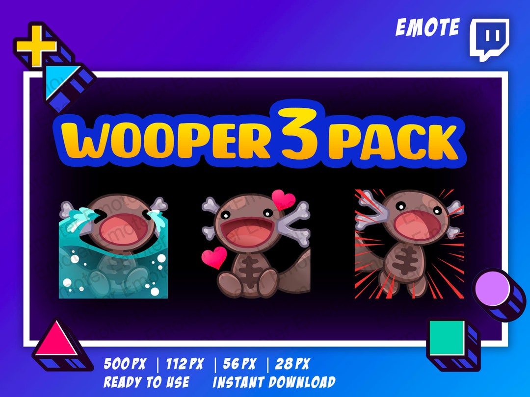 Twitch Pokemon Emote Paldea Wooper Cry Love Shocked Scarlet Voilet ...
