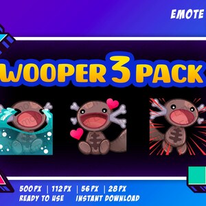 Twitch Pokemon Emote Paldea Wooper Cry Love Shocked Scarlet Voilet ...