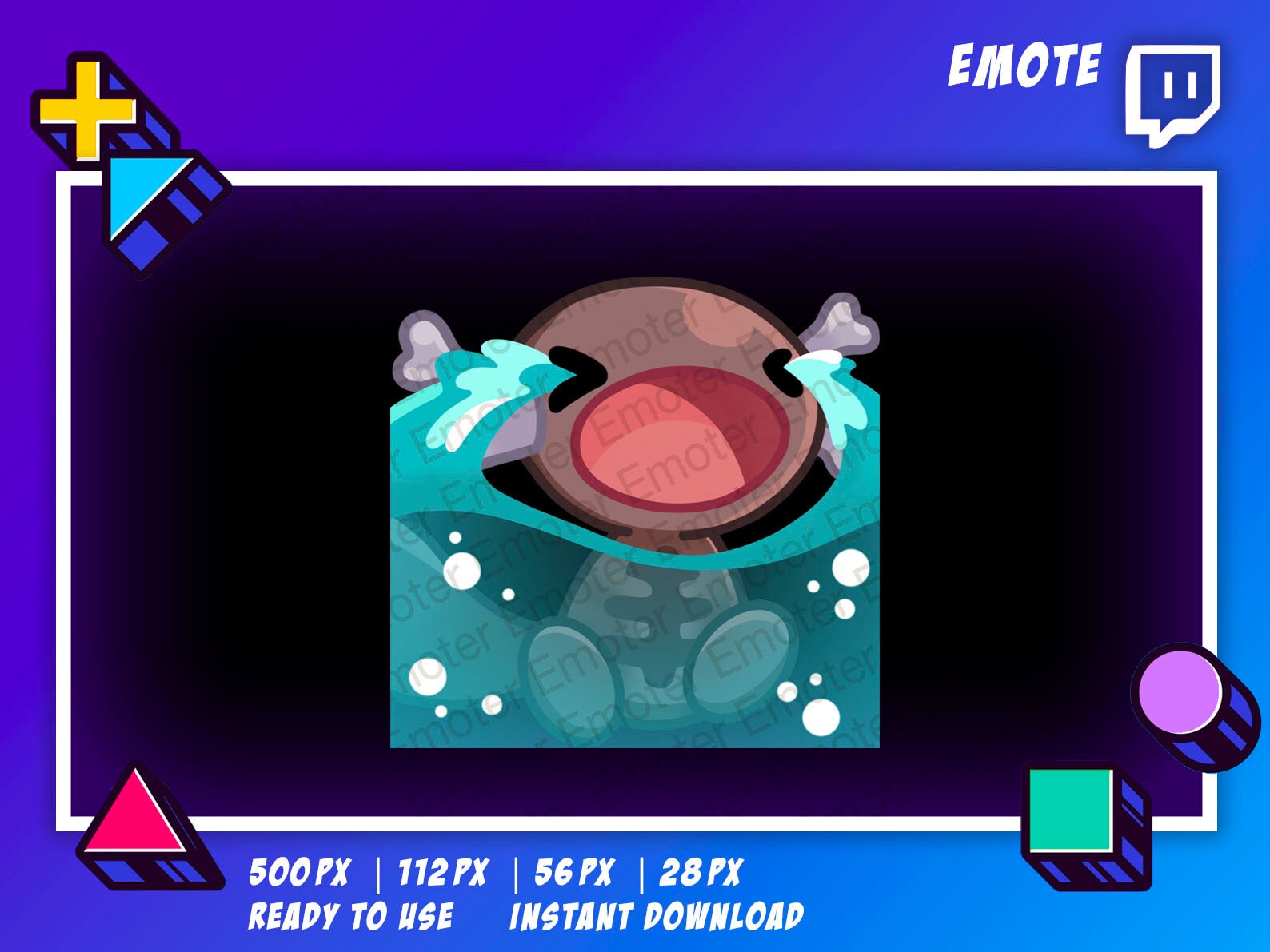Twitch Pokemon Emote - Paldea Wooper Cry - Scarlet Voilet Pokemon ...