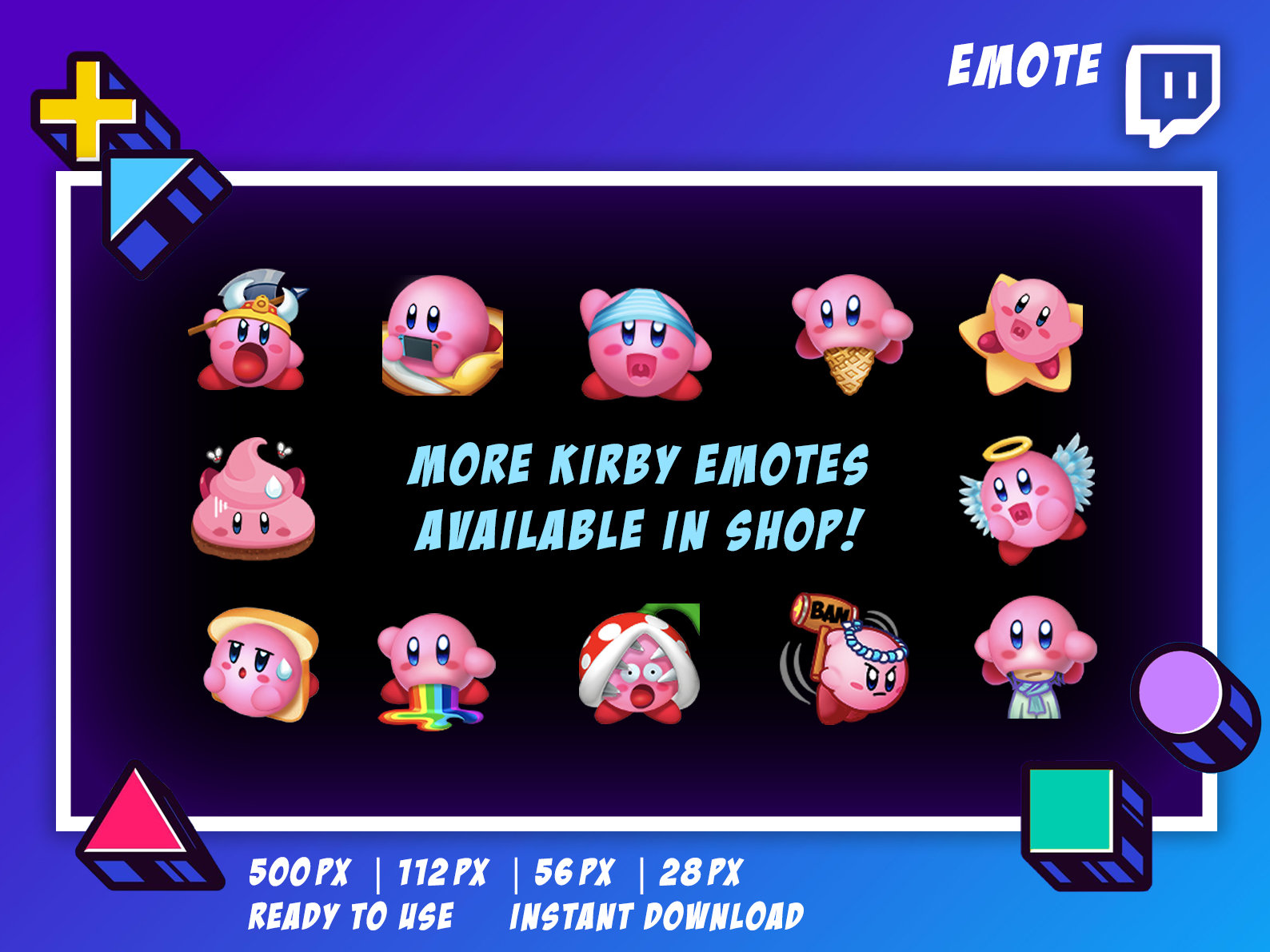 Twitch Emote - Custom Pokemon Emote - Kawaii - Digital Art - Etsy