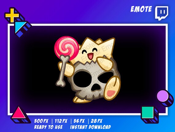 Twitch Pokemon Emote Togepi Halloween Skull Costume - Etsy Australia