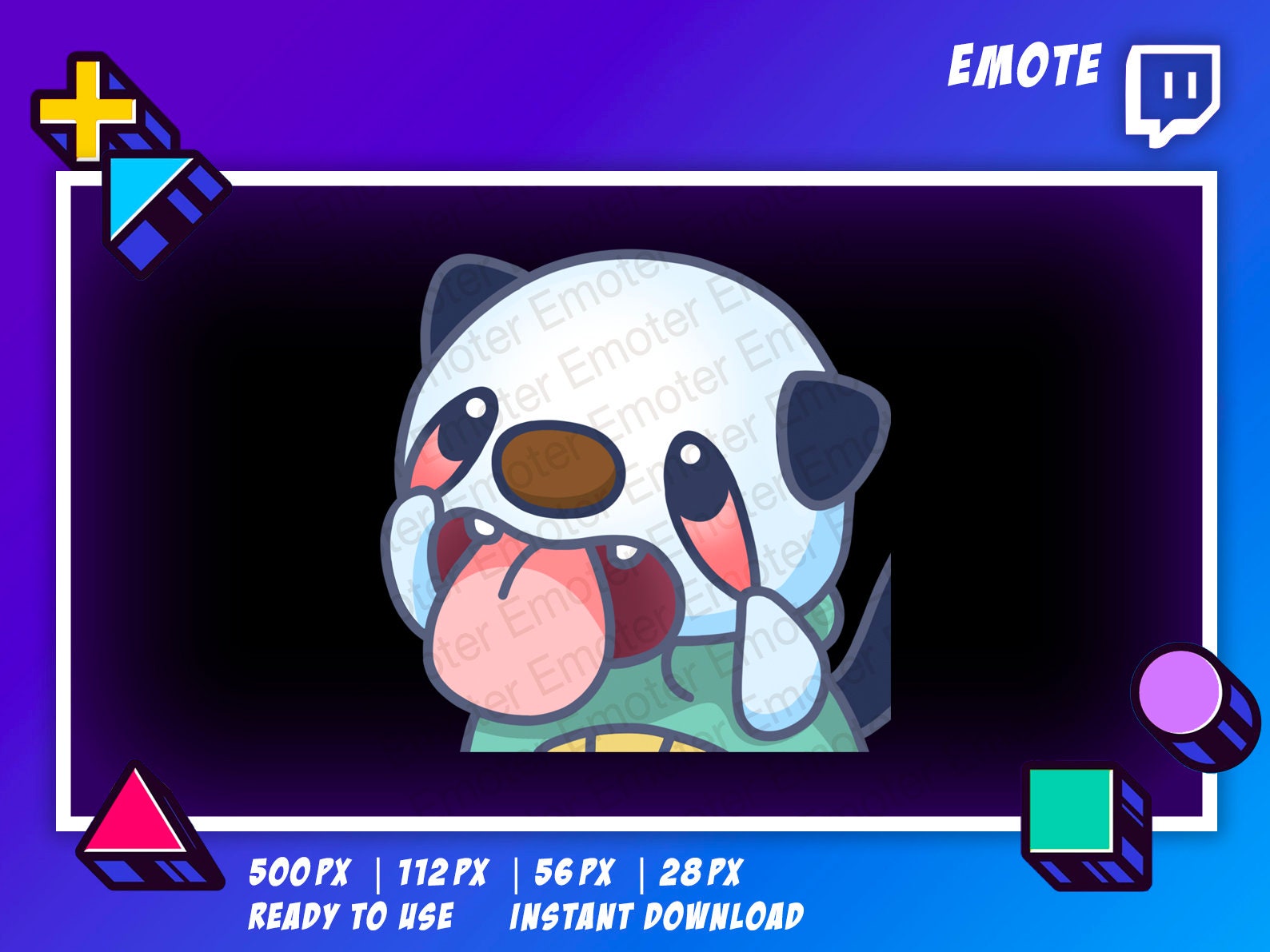 Twitch Pokemon Emote - Oshawott Boo - Funny Faces - Arceus Pokemon ...