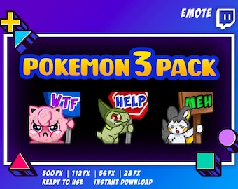 Emolga Emotes - Etsy