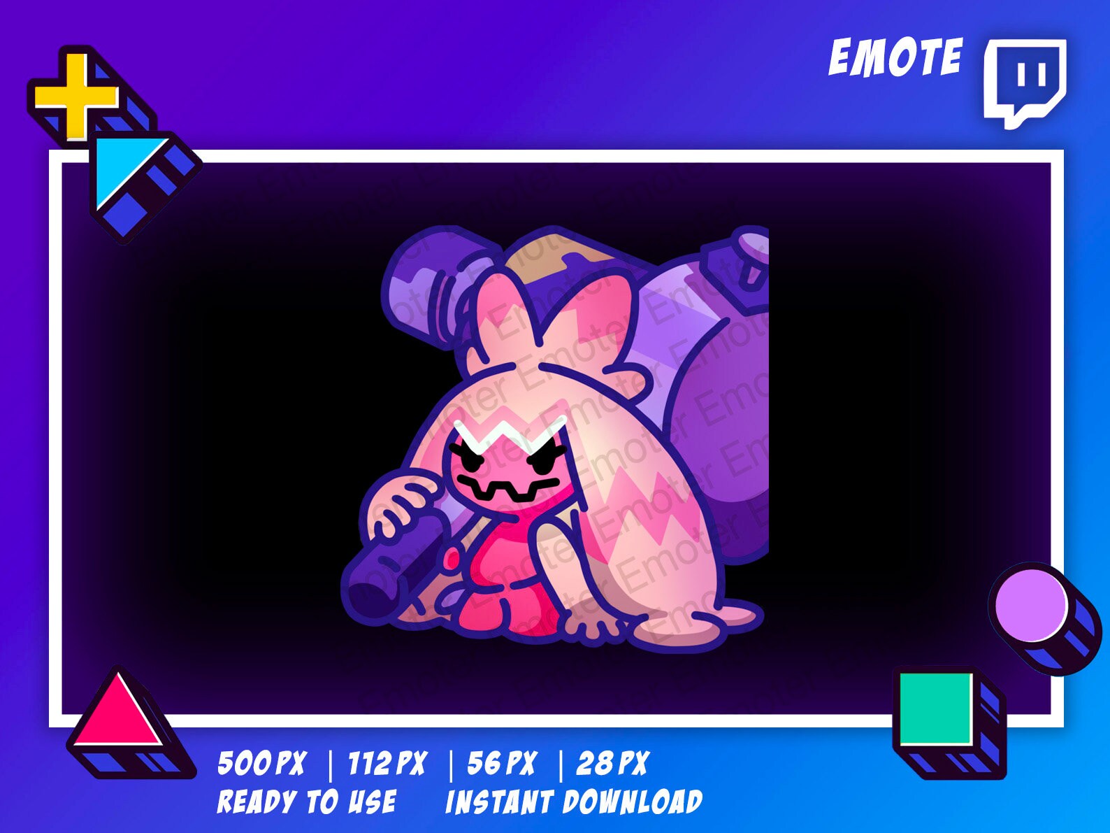 Twitch Pokemon Emote - Tinkaton Ban - Scarlet Violet Pokemon - Kawaii ...