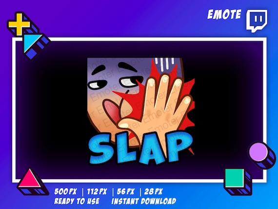 Twitch Emote Slap Funny Digital Art | Etsy