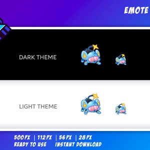 Twitch Pokemon Emote Shinx Emotes Pack Bonk Shiny Love Scarlet Violet ...