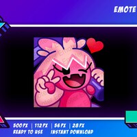 Lurking Emote, Cute/kawaii Chibi PNG Emote - Etsy