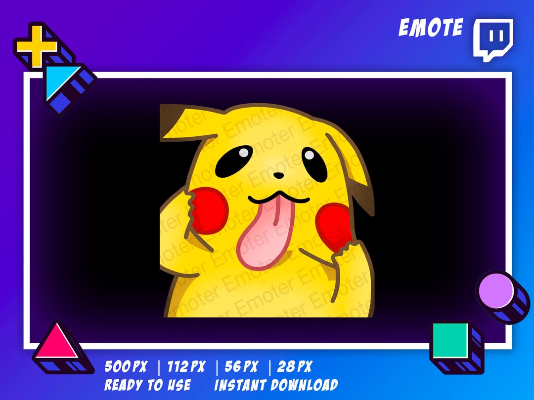 Twitch Pokemon Emote Pikachu Boo Funny Faces Scarlet Violet Pokemon ...