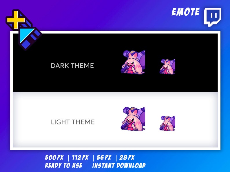 Twitch Pokemon Emote - Tinkaton Ban - Scarlet Violet Pokemon - Kawaii ...