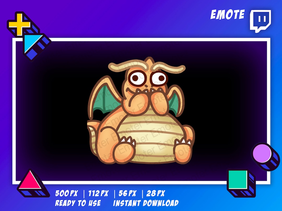 Twitch Pokemon Emote - Derpy Dragonite - Scarlet Violet Pokemon ...