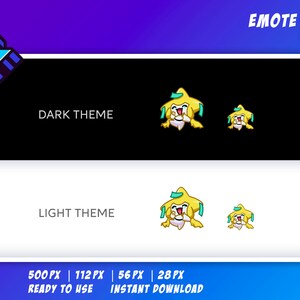 Twitch Pokemon Emote Jirachi ROFL LOL Scarlet Violet Pokemon Kawaii ...