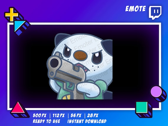Twitch Pokemon Emote Oshawott Gun Arceus Pokemon Kawaii - Etsy