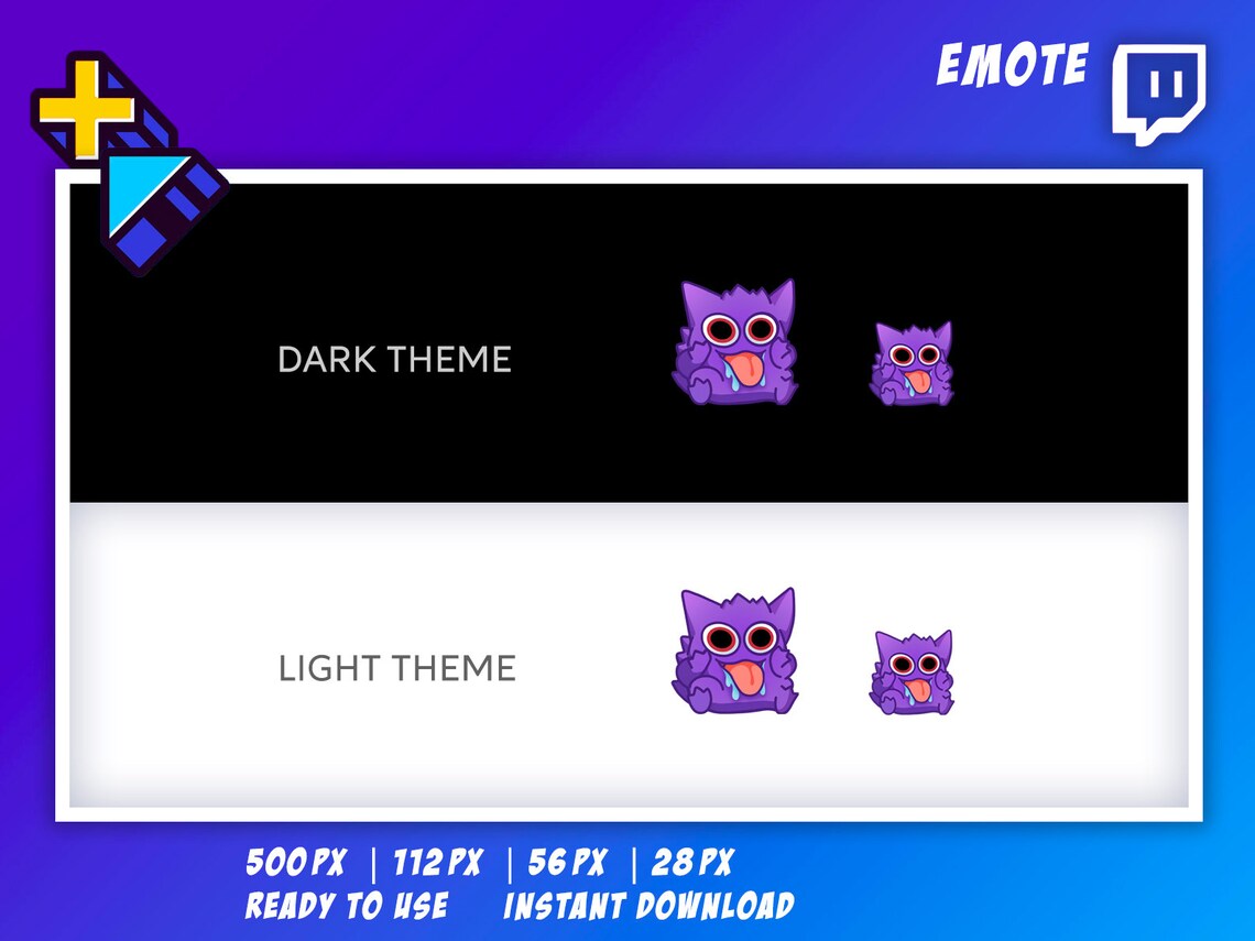 Twitch Pokemon Emote Derpy Gen 1 Emotes Pack Gengar Pikachu Eevee ...
