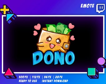 Twitch Emote Dono Shut up and Take My Money | Etsy