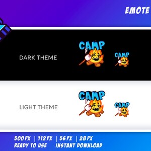 Twitch Emote - Camping - DBD - Digital Art - Etsy