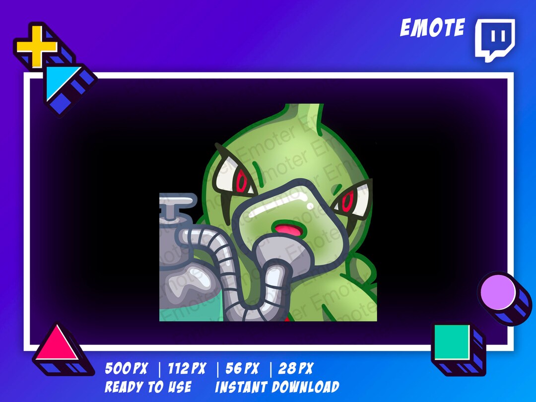 Twitch Pokemon Emote - Larvitar - Copium - Scarlet Violet Pokemon ...