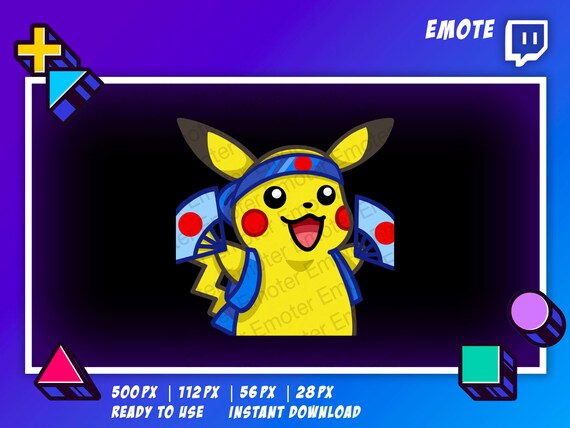 Twitch Pokemon Emote Pikachu Cheer Arceus Pokemon Kawaii - Etsy Australia