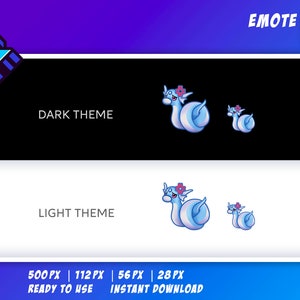 Twitch Pokemon Emote - Dratini Sad Sadge - Scarlet Violet Pokemon ...