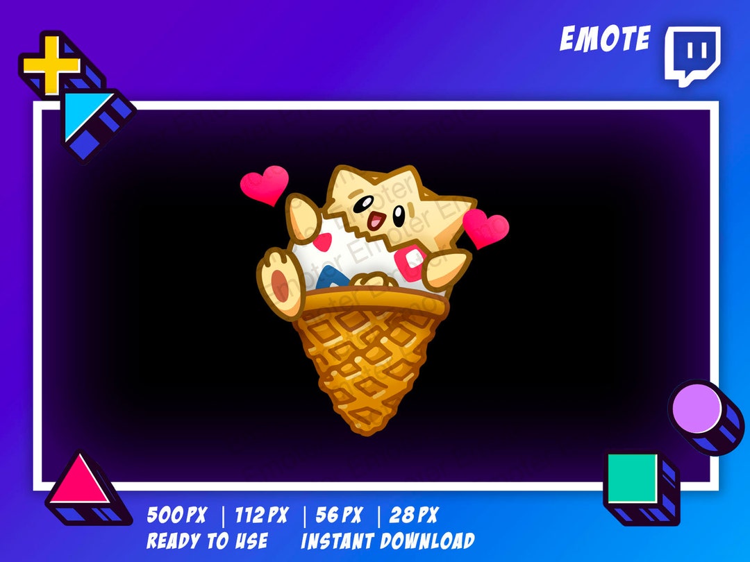 Twitch Pokemon Emote Togepi Love Valentine's Day Scarlet Violet Pokemon ...