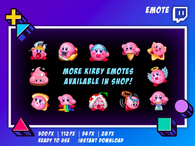 Twitch Emote Pack - Lips - POG, GG, EZ - Digital Art - Etsy