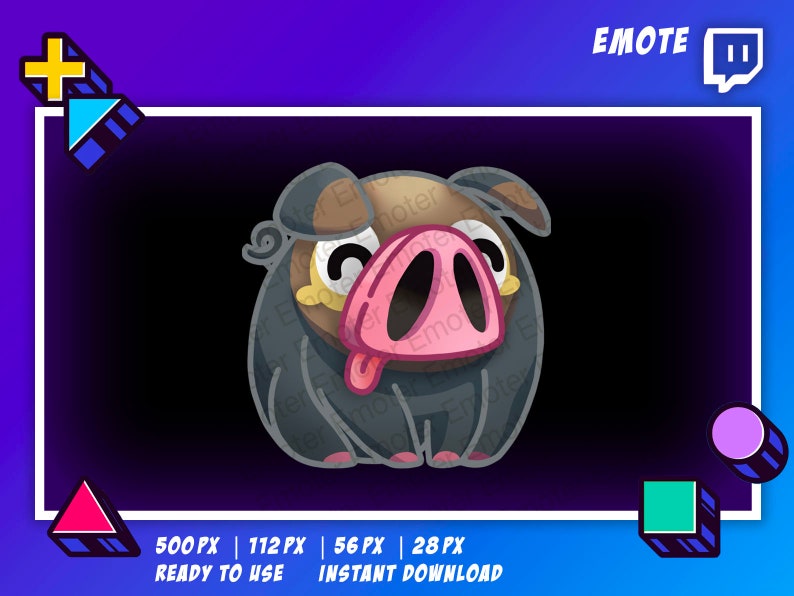 Twitch Emote Lechonk Happy Derpy Pokemon Scarlet Violet Pokemon Kawaii ...