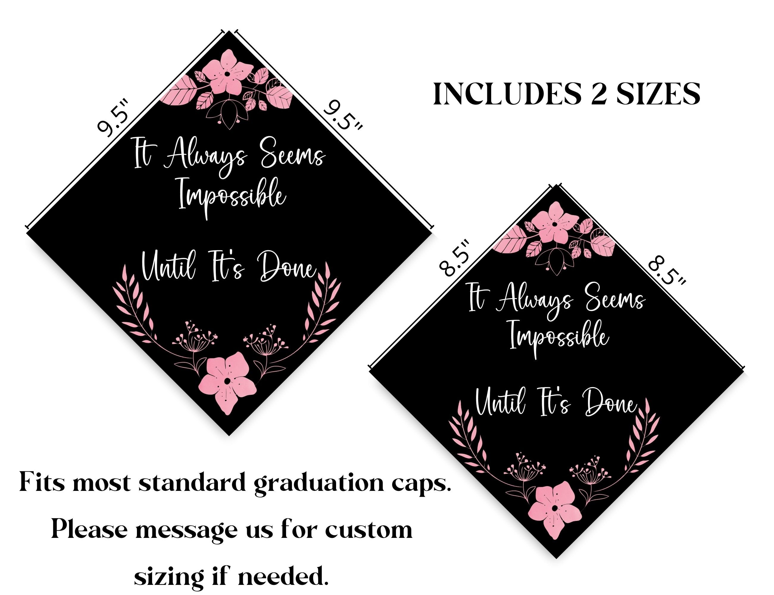 Grad Cap Topper Printable DIY Graduation Cap Decoration - Etsy