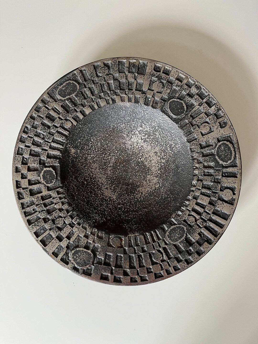 OLAV JOFF BOWL Steel Art Norway, Brutalist, Vintage, Plate 1970s - Etsy