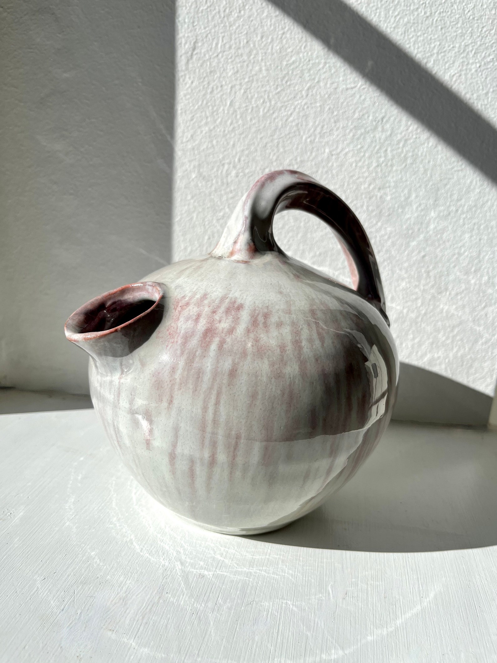 Danish Vintage Ceramic Vase / Jug, CHRISTIAN JENSEN, Pastel Glazing ...