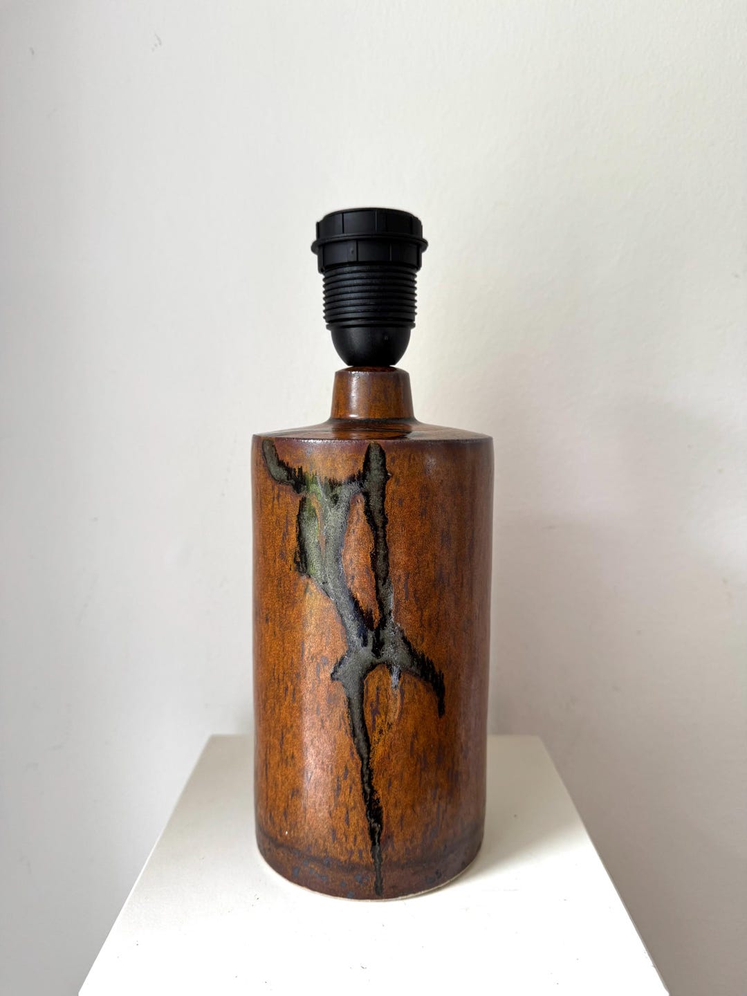 Stougaard Studio Stoneware Table Lamp, Vintage Danish 1970s - Etsy