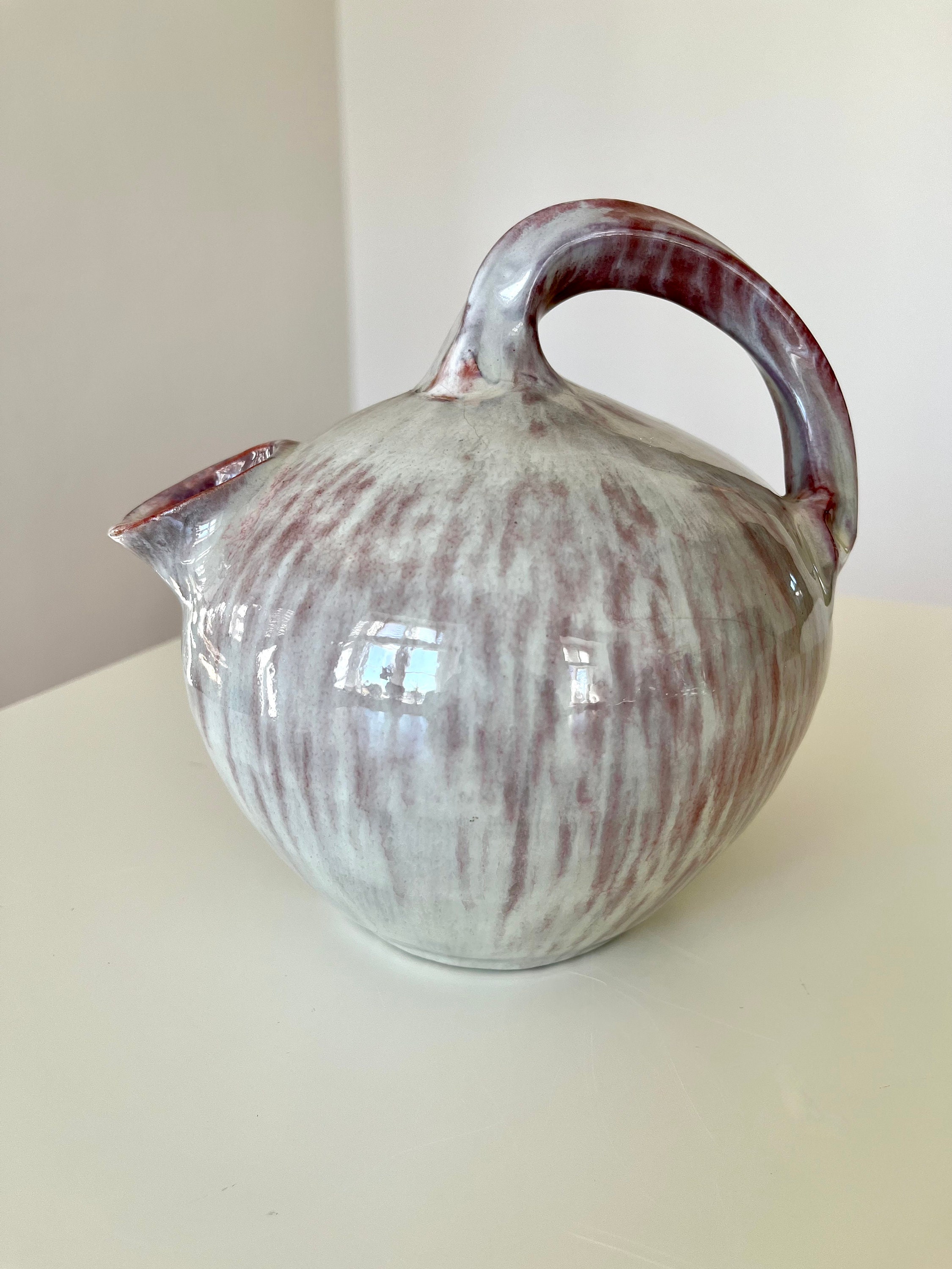 Danish Vintage Ceramic Vase / Jug, CHRISTIAN JENSEN, Pastel Glazing ...