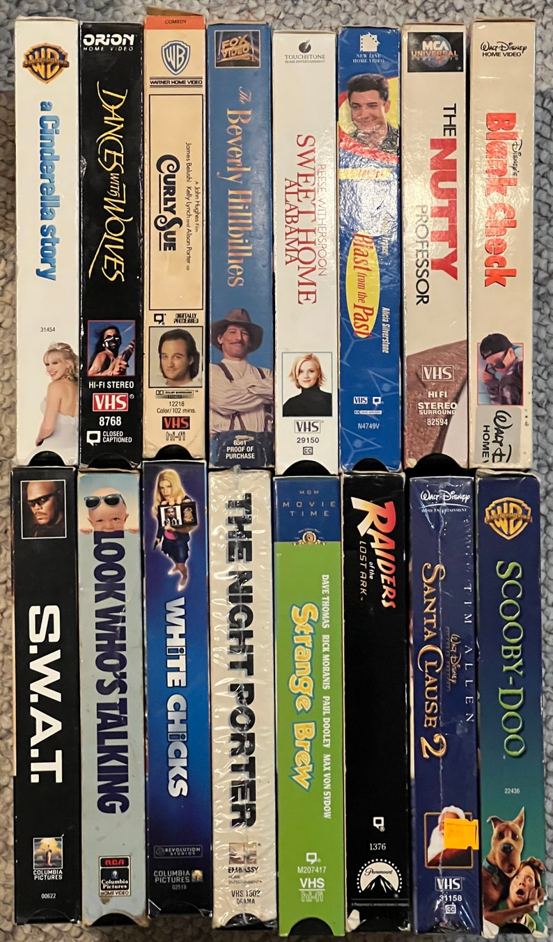 VHS Movies / VHS Tapes - Etsy