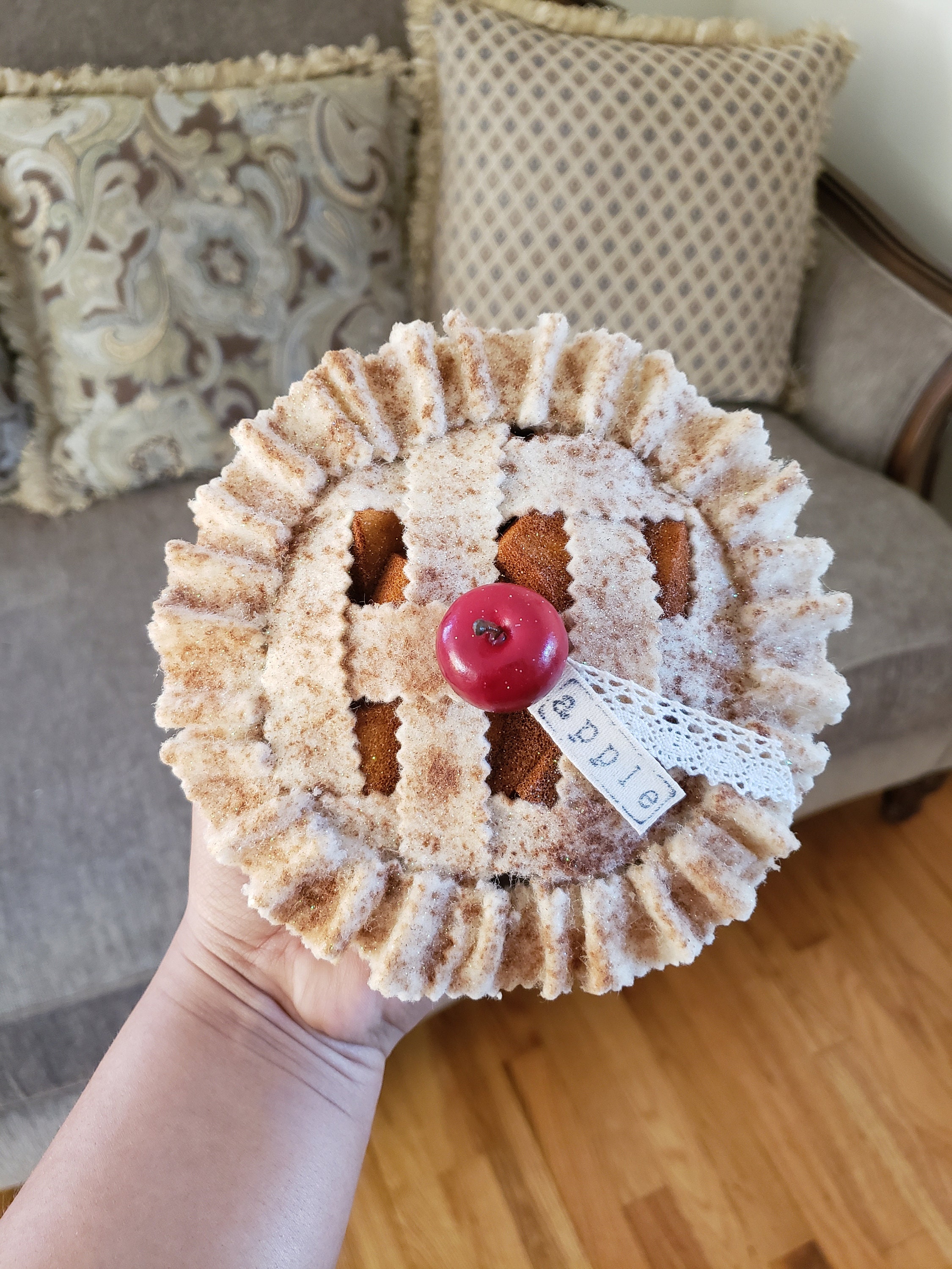 Fake Apple Pie, Faux Apple Pie, Faux Pie, Primitive Apple Pie, Fake ...