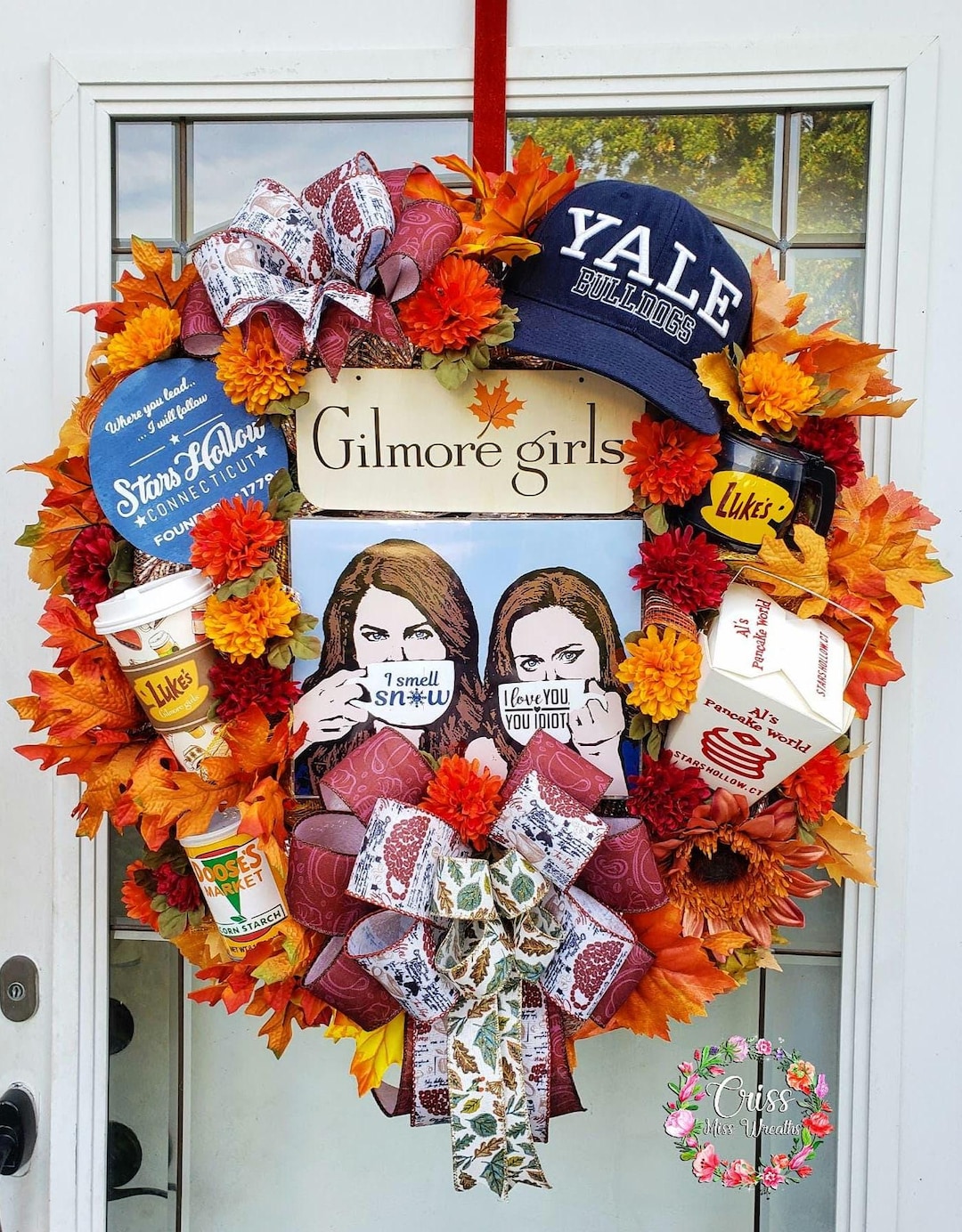 Gilmore Girls Wreath, Gilmore Girls, Gilmore Girls Decor, Gilmore Girls ...
