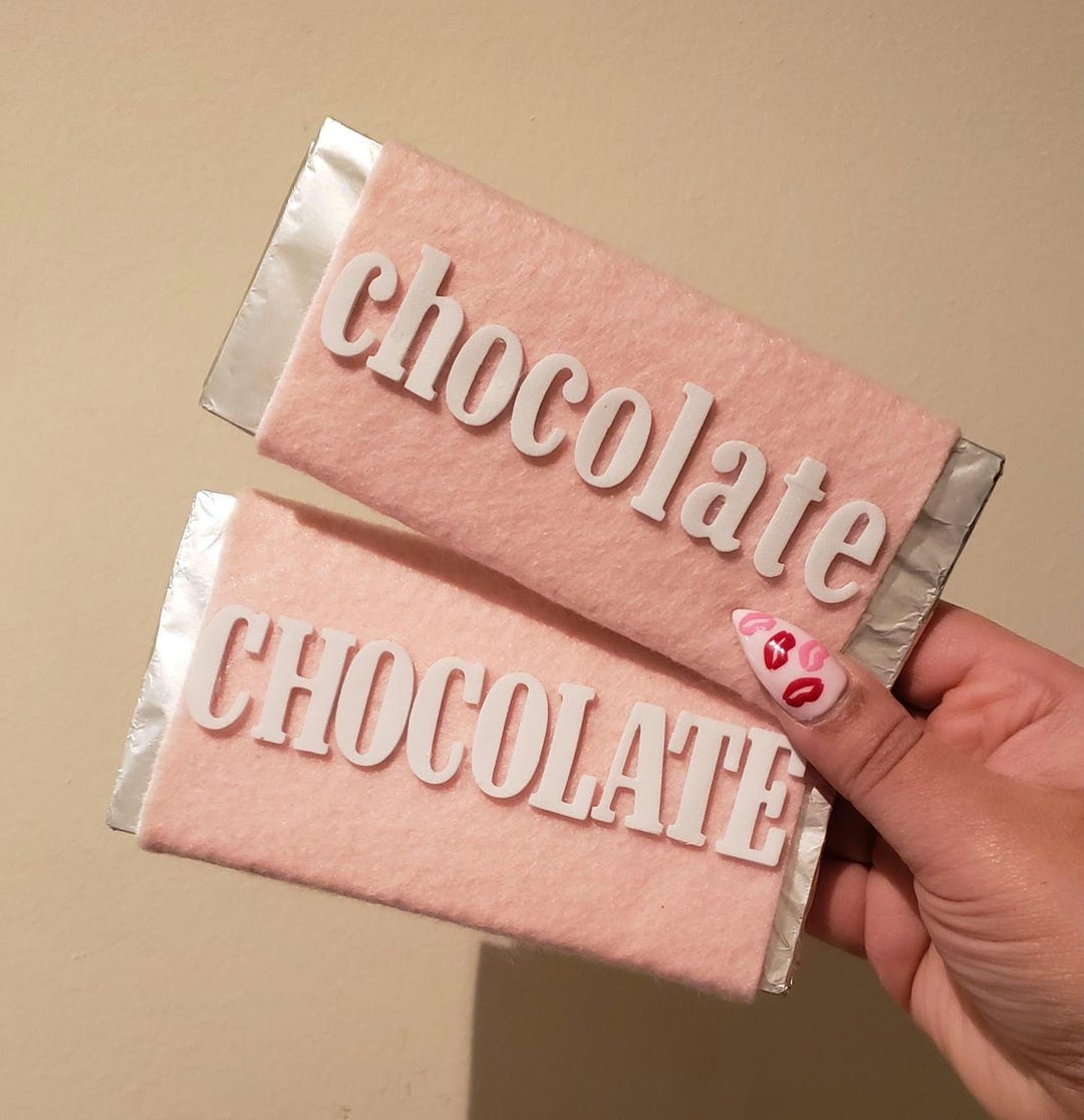 Fake Chocolate Bar, Faux Candy Bar, Chocolate Wreath Attachment, Tiered ...