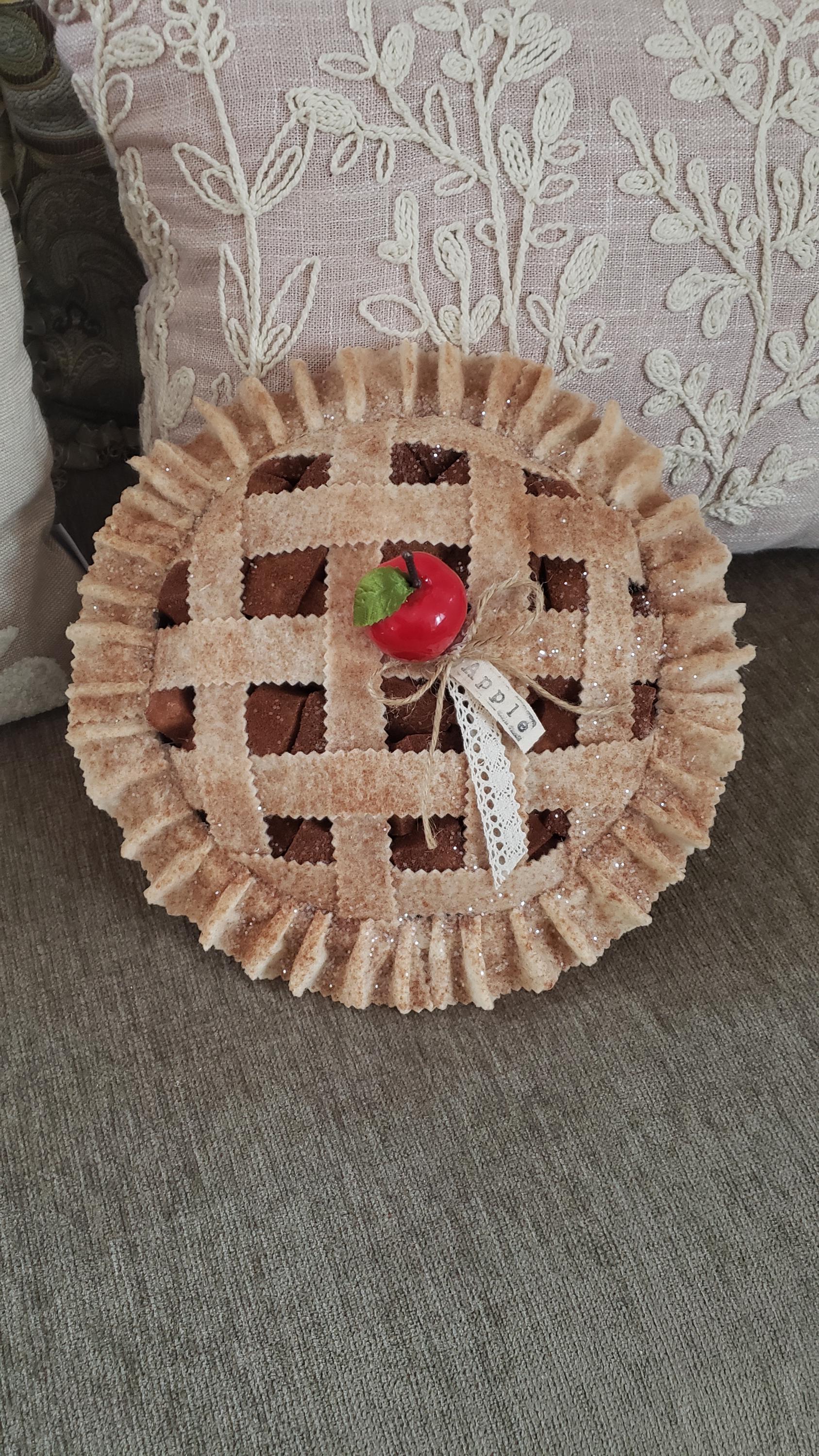 Fake Apple Pie, Faux Apple Pie, Faux Pie, Primitive Apple Pie, Fake ...