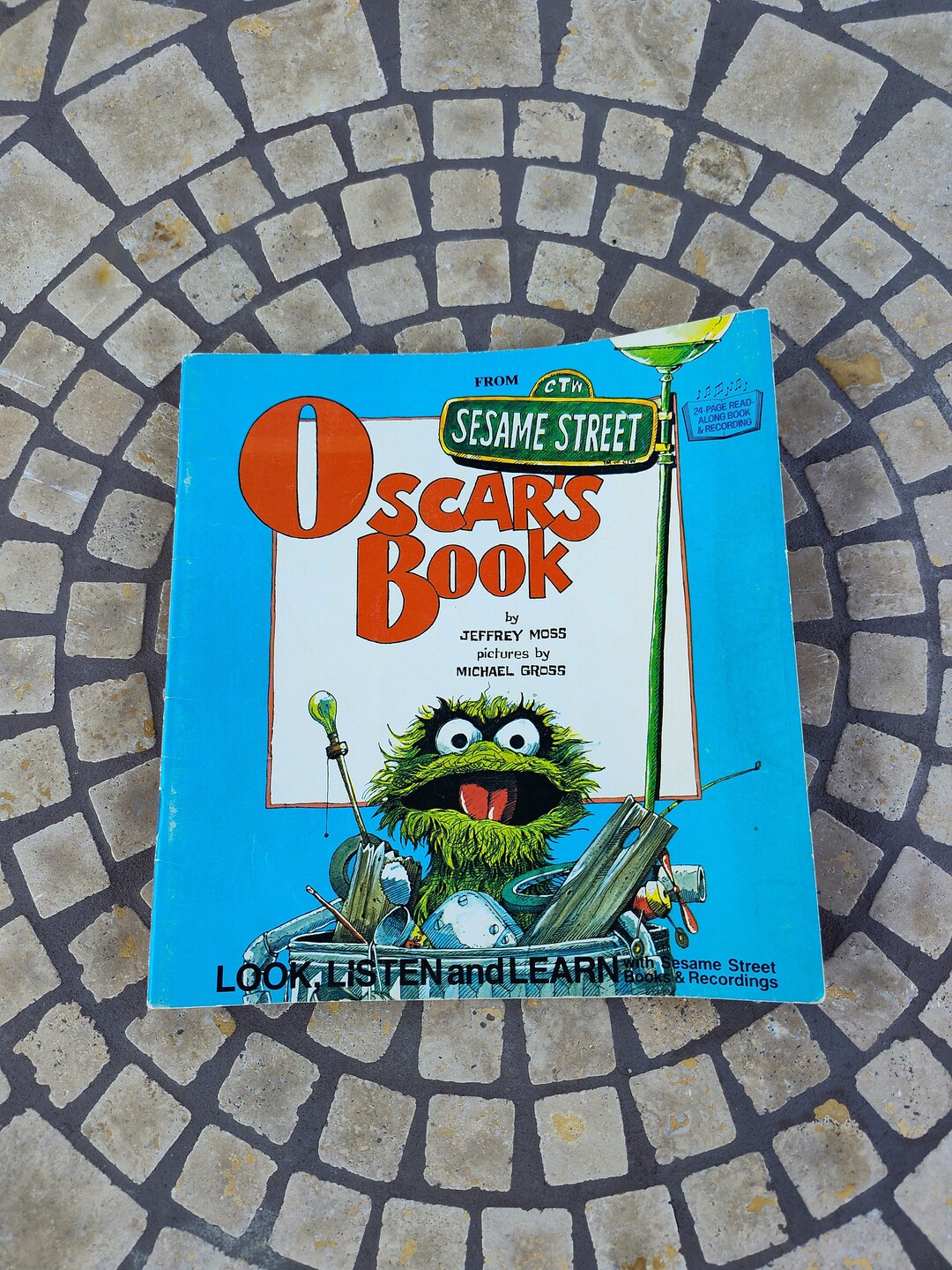 Sesame Street Oscar's Book Jeffrey Moss Vintage 1981 Look Listen and ...