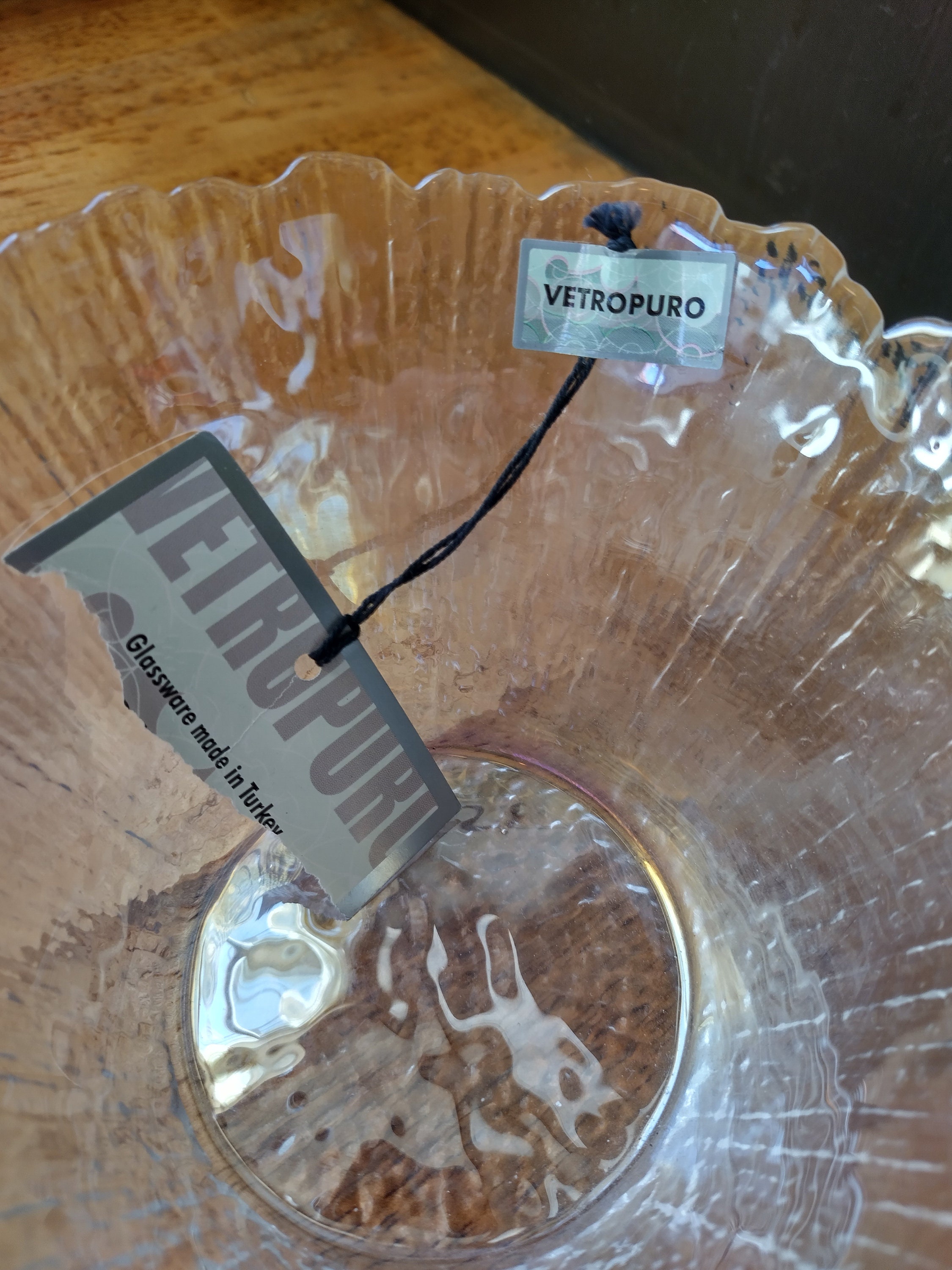 Vetropuro Glassware Translucent Bowl Made in Turkey Beautiful ...